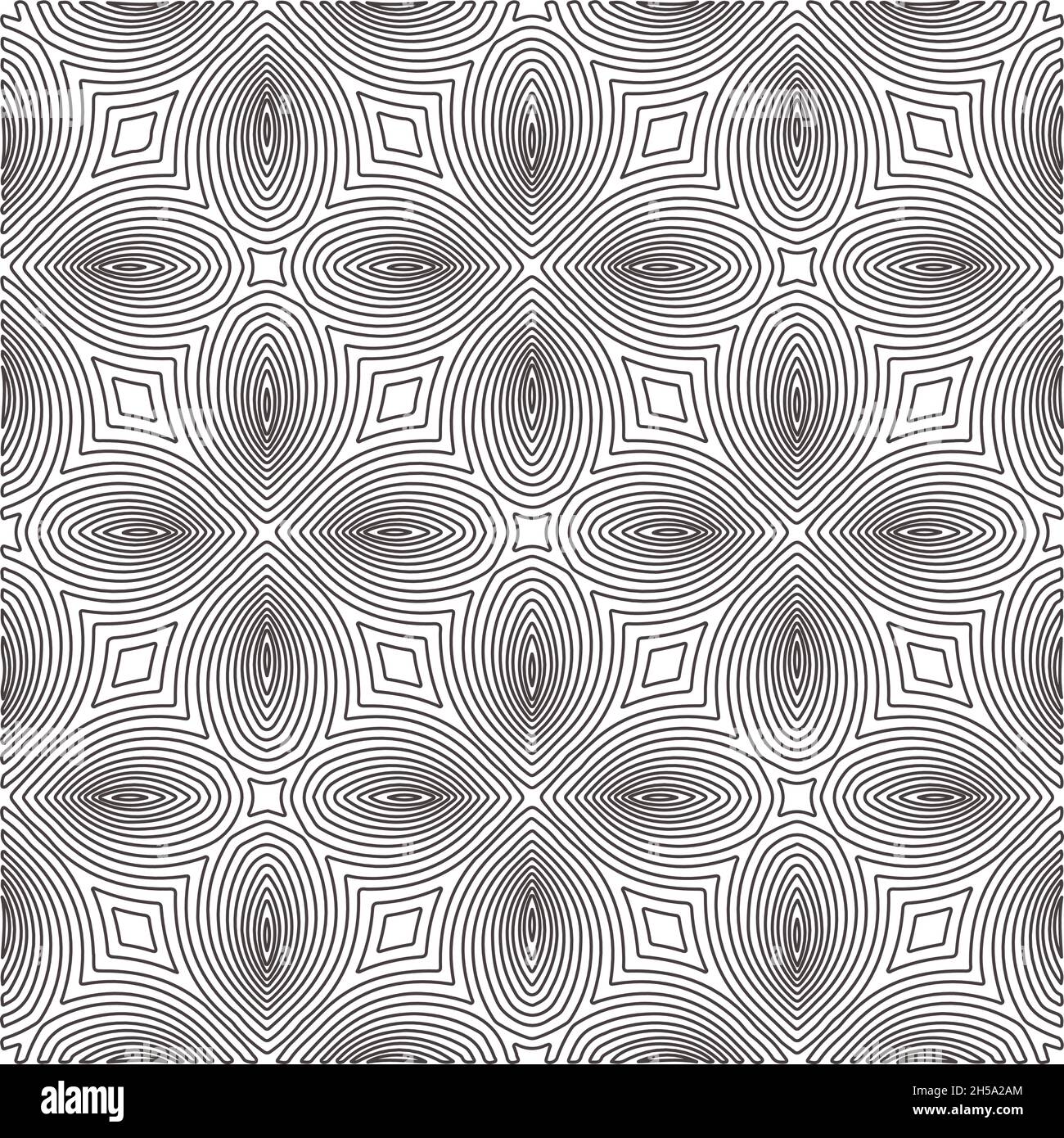 Repeating geometric tiles from striped elements.Modern geometric ...