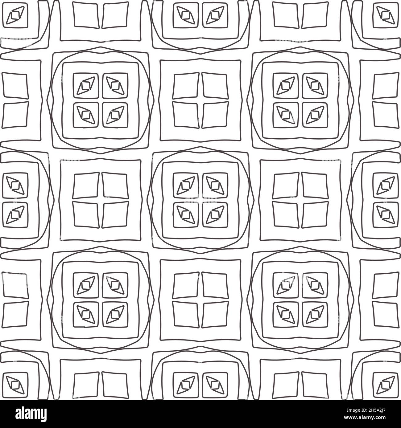 Repeating geometric tiles from striped elements.Modern geometric ...
