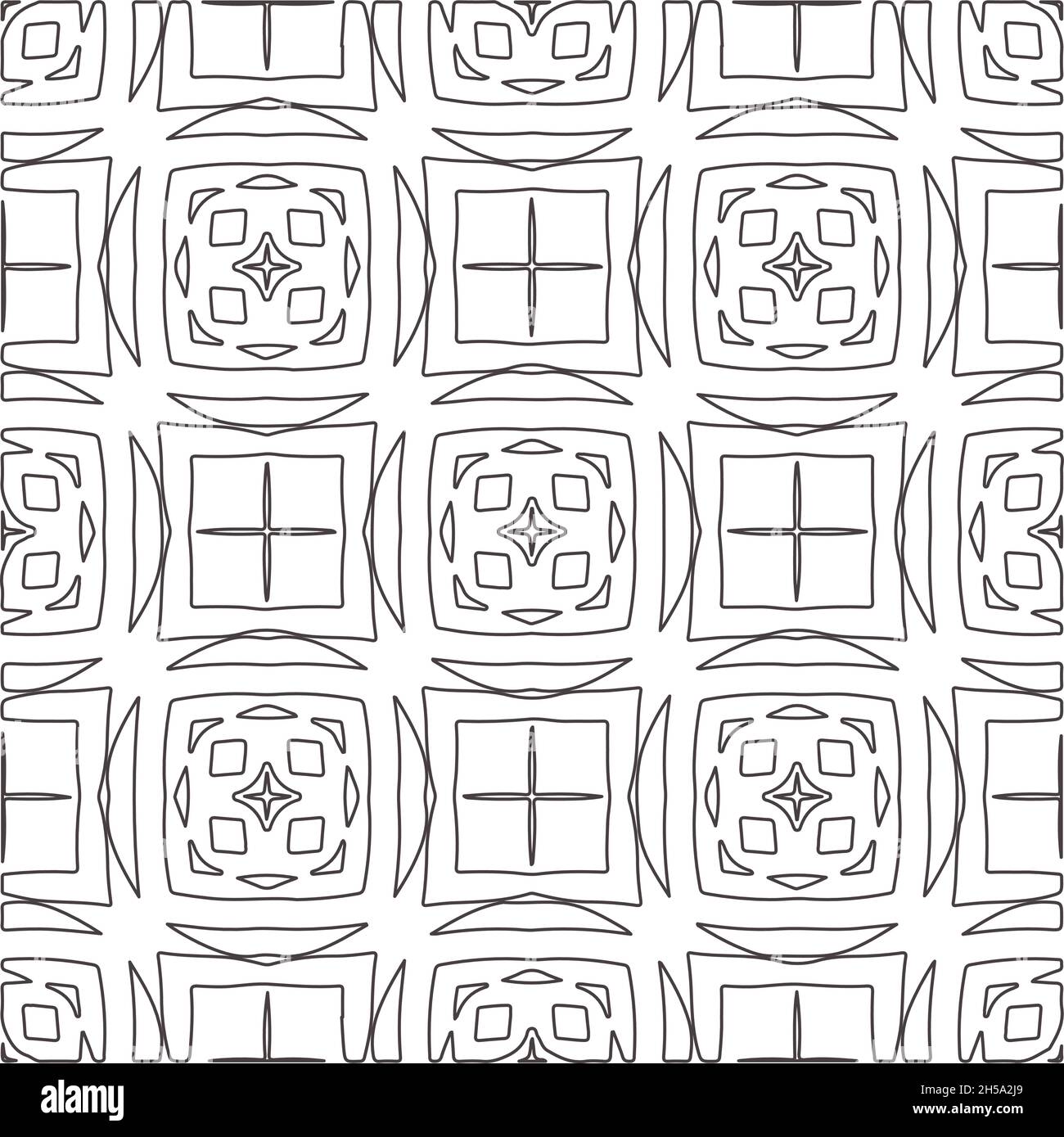 Repeating geometric tiles from striped elements.Modern geometric ...