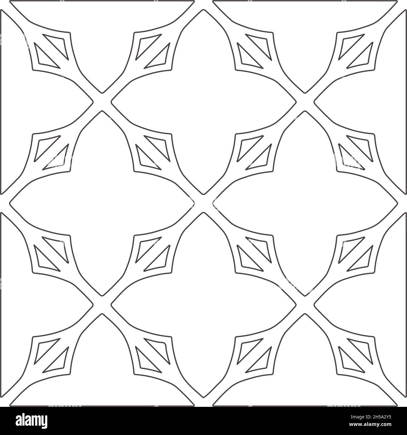 Repeating geometric tiles from striped elements.Modern geometric ...