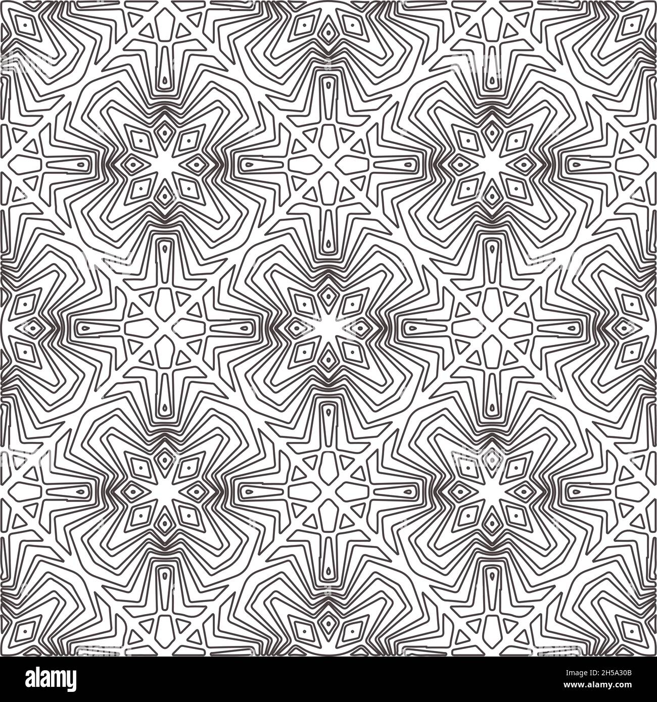 Repeating geometric tiles from striped elements.Modern geometric ...