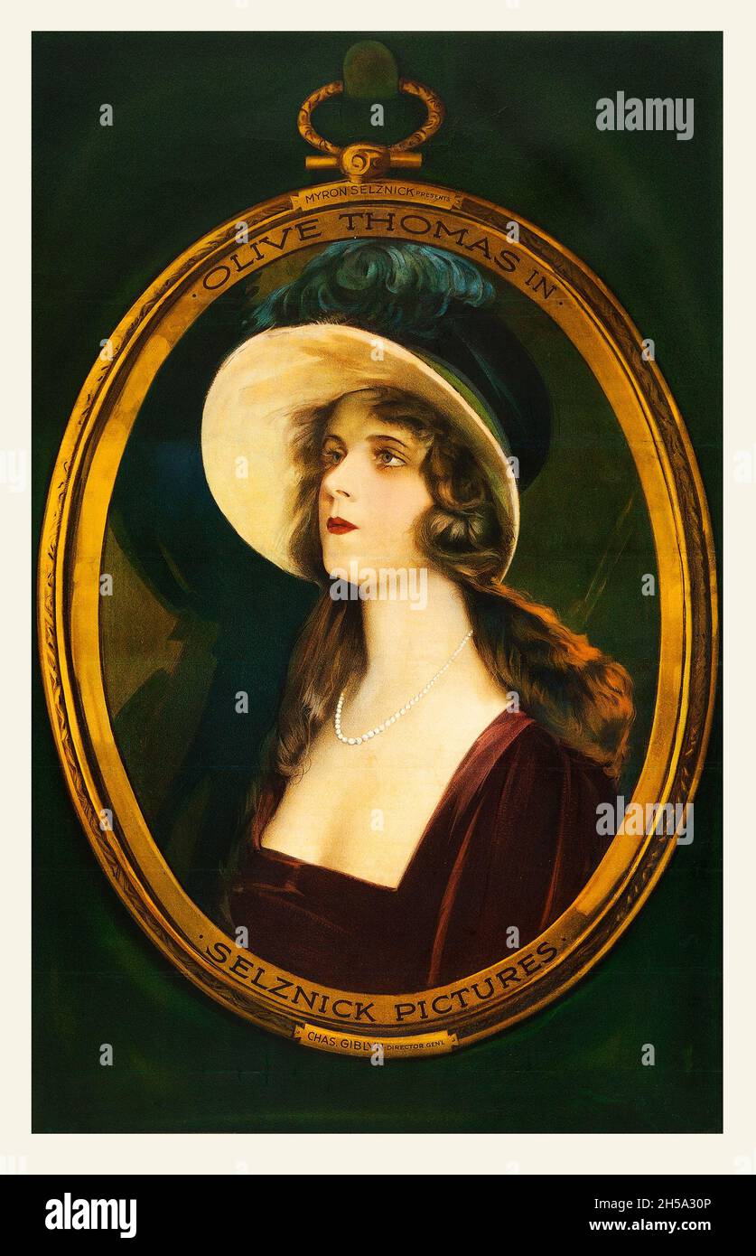 Olive Thomas (Selznick, c.1918). Personality Poster / stock poster ...