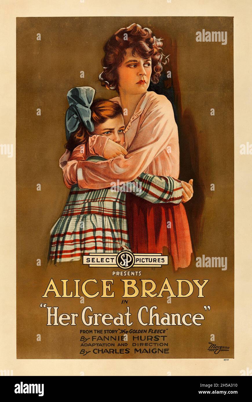 Vintage movie poster for the 1918 film Her Great Chance feat Alice ...
