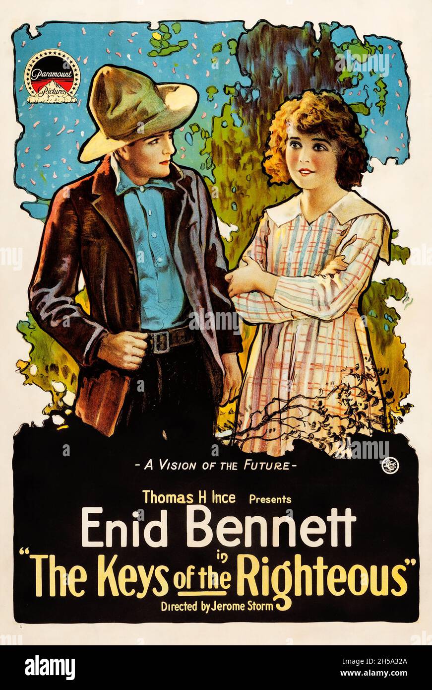 Vintage movie poster: The Keys of the Righteous (Paramount, 1918) feat ...
