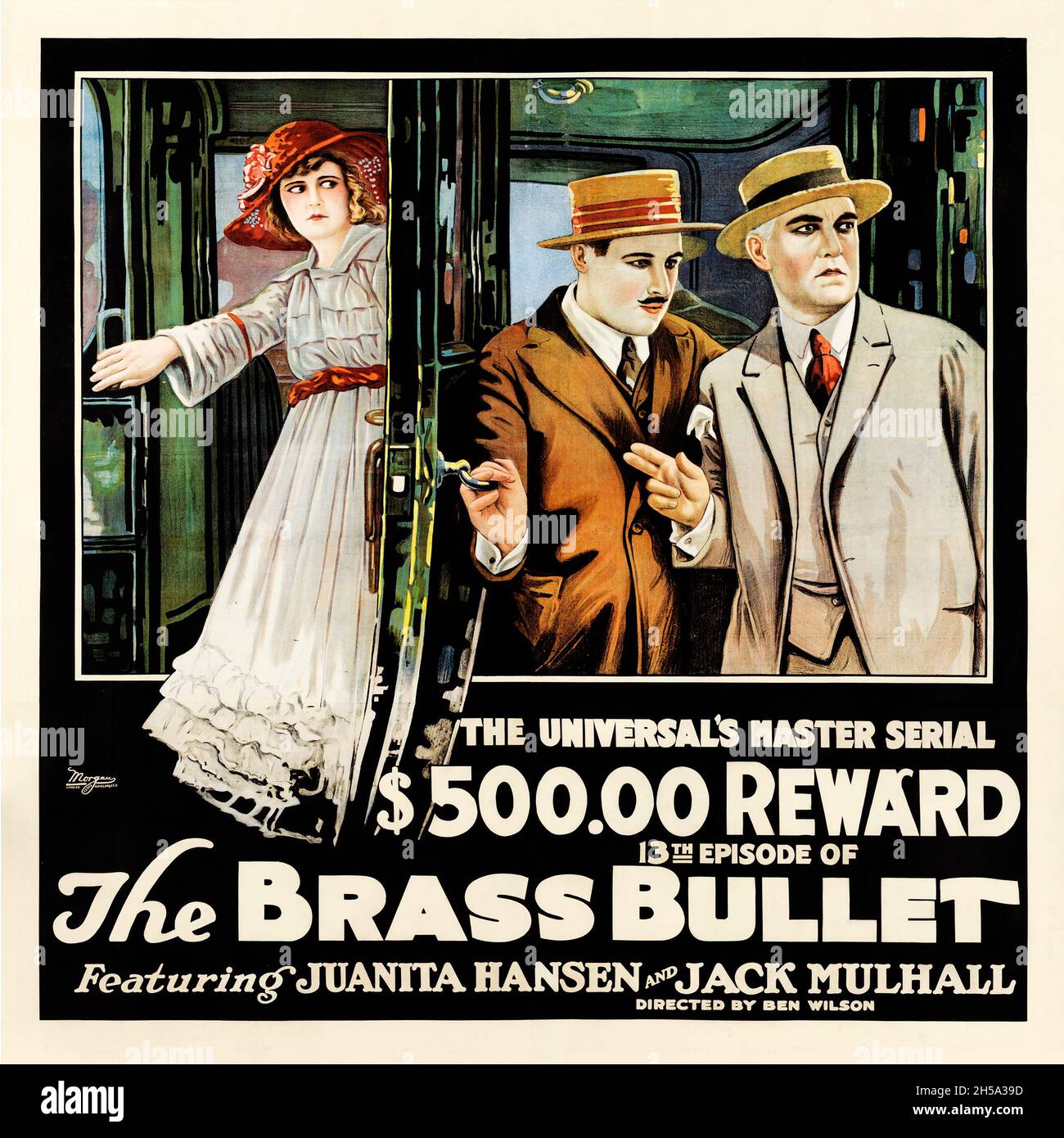 Vintage movie poster: Episode for The Brass Bullet serial 13th episode ...