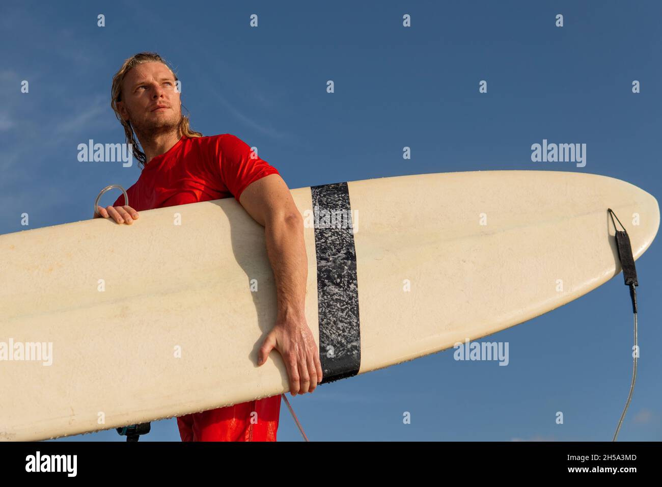 Closeup portrait man surfboard hi-res stock photography and images - Alamy