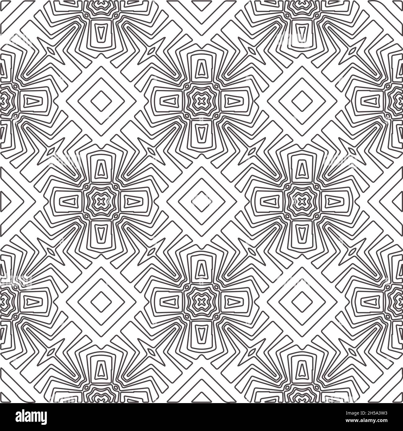 Repeating geometric tiles from striped elements.Modern geometric ...