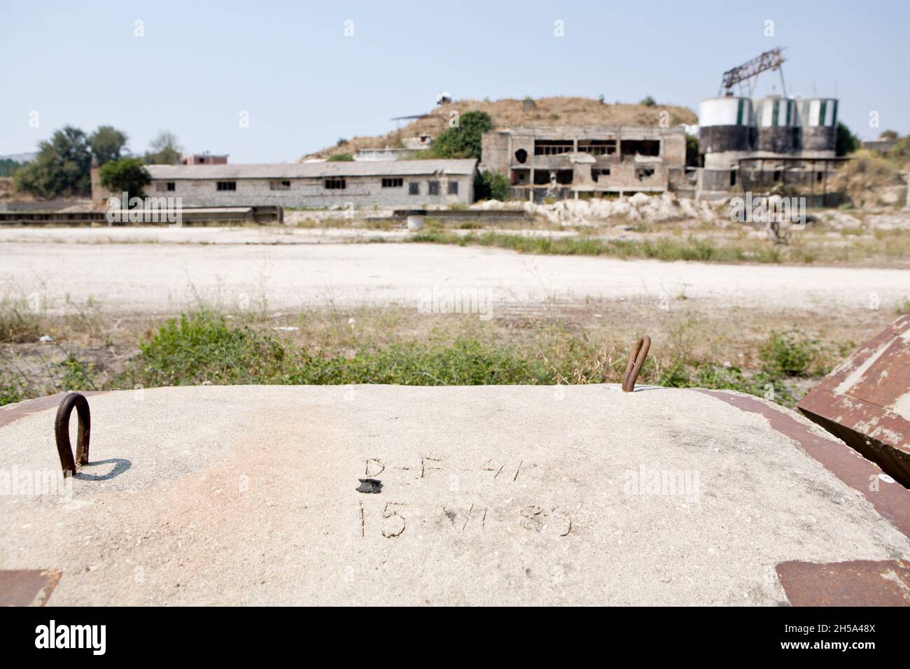 Poligoni Enterprises. An ex-bunker factory outside of Sarande in ...