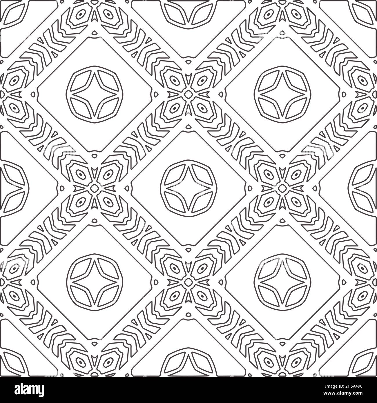 Repeating geometric tiles from striped elements.Modern geometric ...