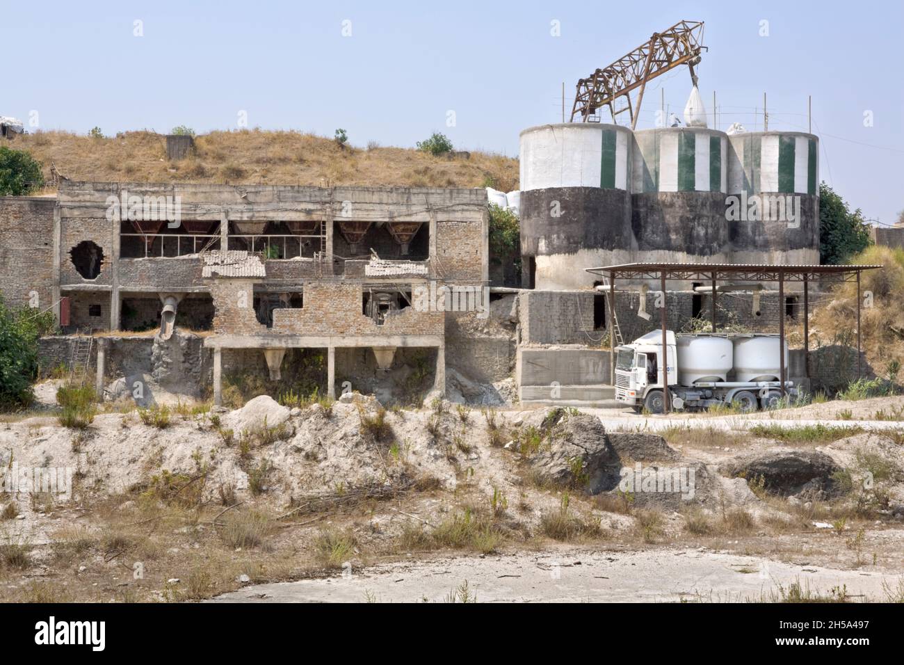 Poligoni Enterprises. An ex-bunker factory outside of Sarande in ...