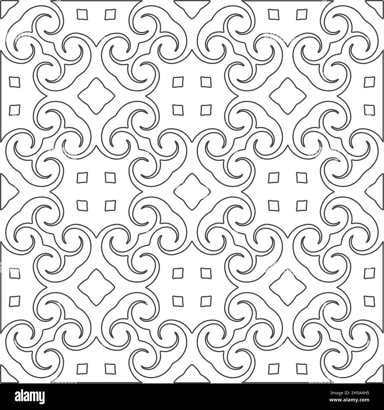 Repeating geometric tiles from striped elements.Modern geometric ...