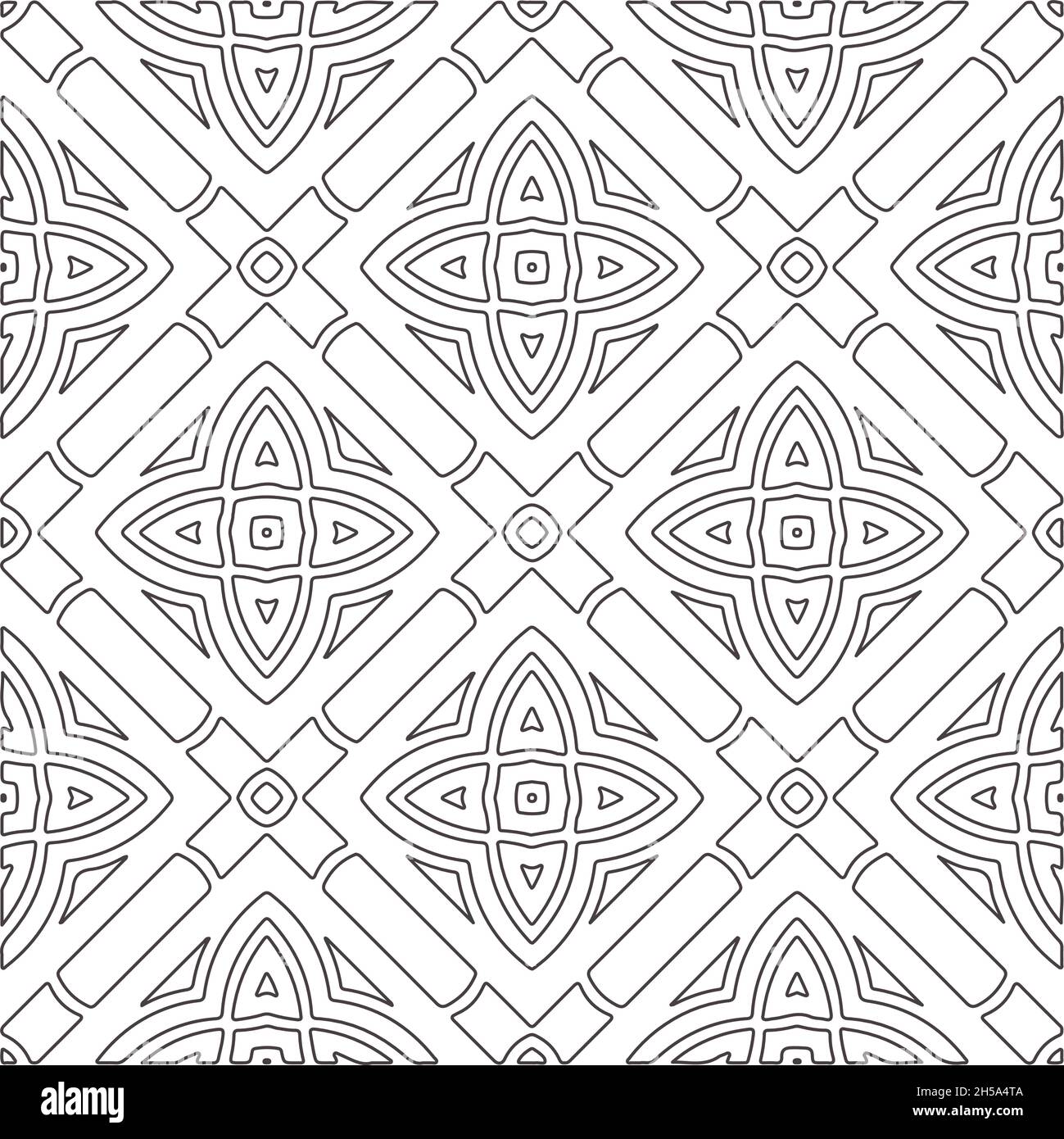 Repeating geometric tiles from striped elements.Modern geometric ...