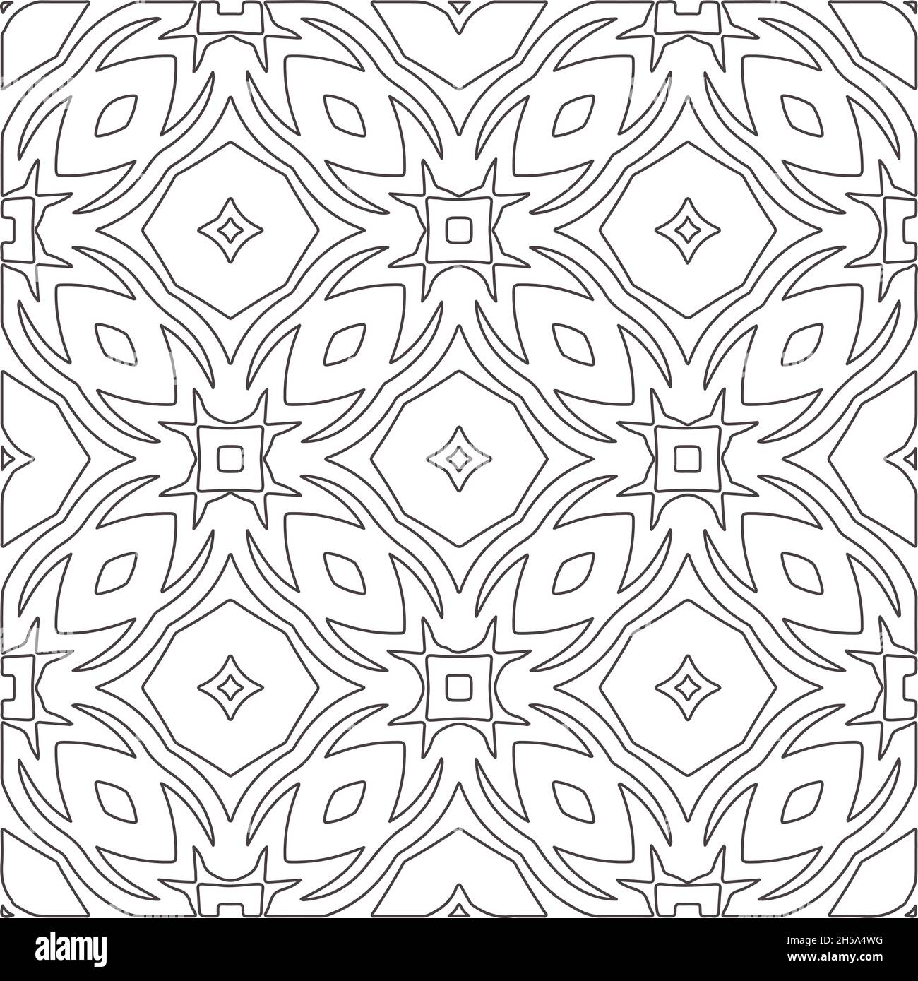 Repeating geometric tiles from striped elements.Modern geometric ...