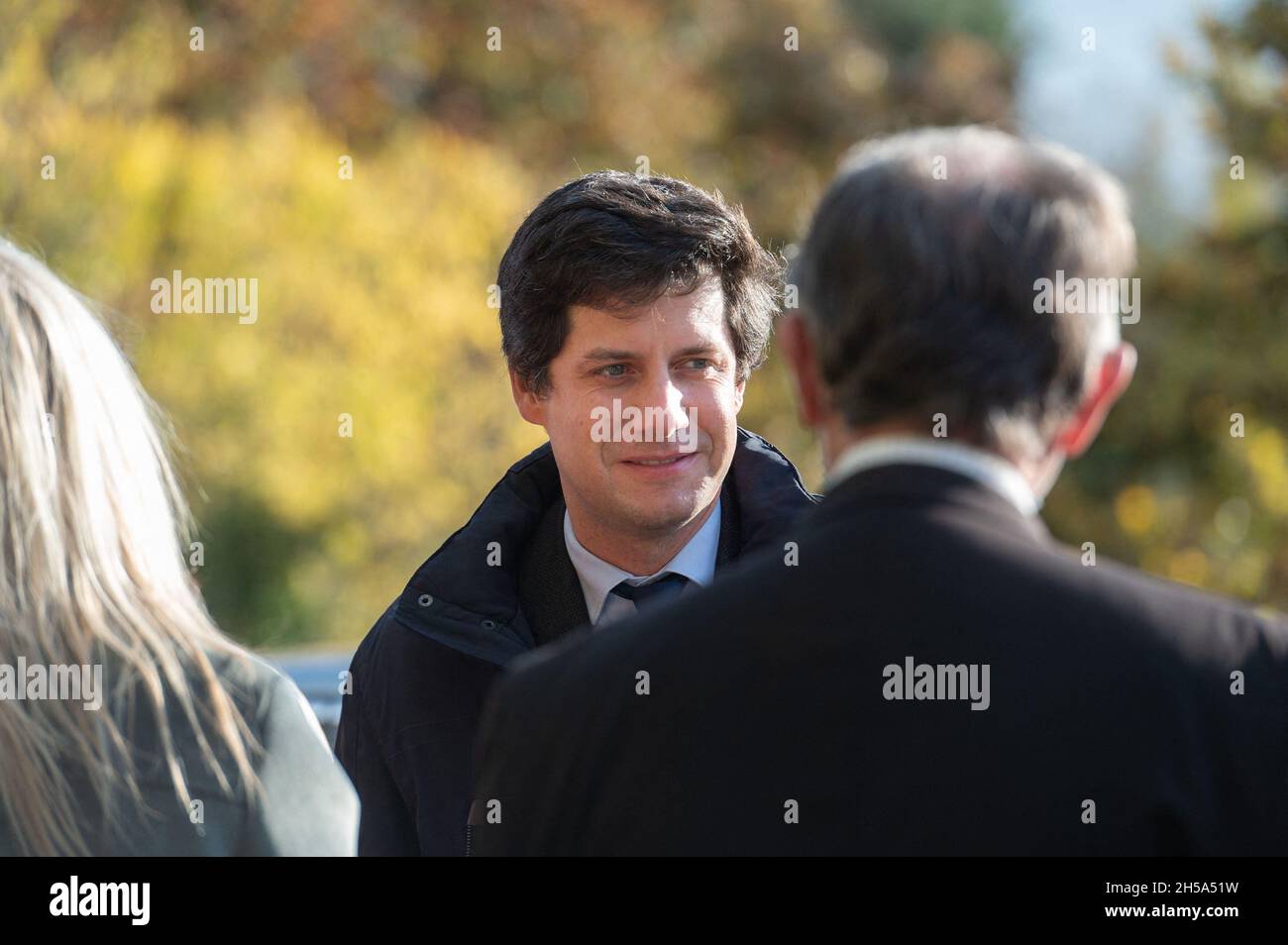 French Agriculture Minister Julien Denormandie during ministerial visit ...