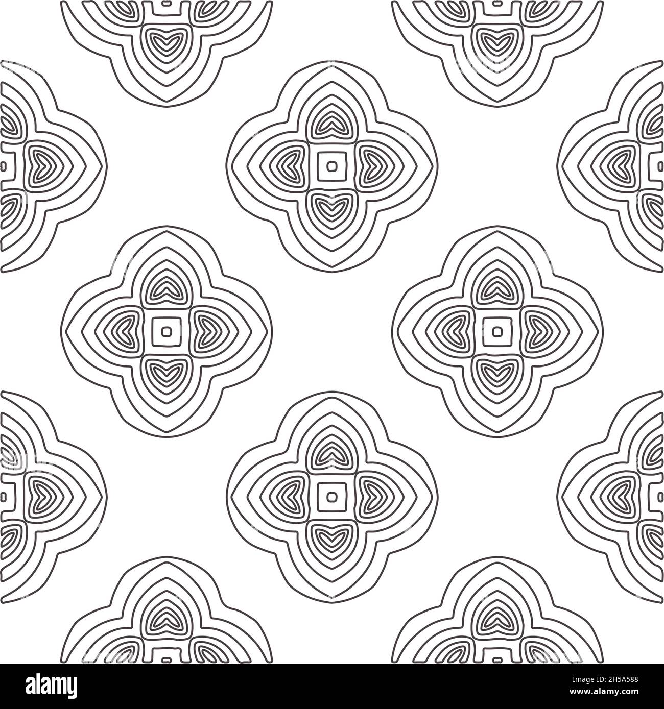 Repeating geometric tiles from striped elements.Modern geometric ...