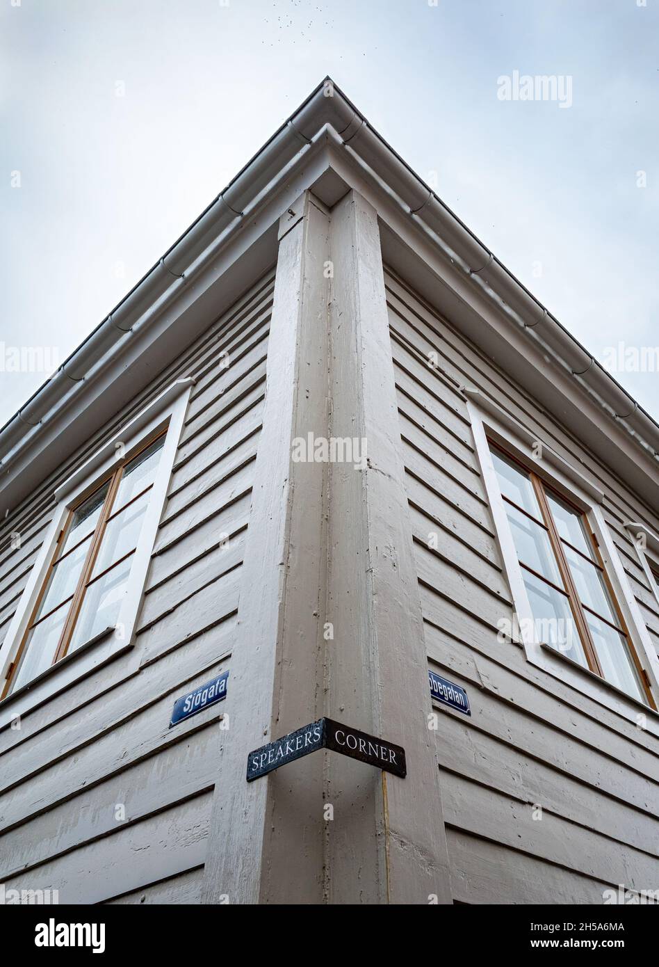 Sweden house exterior windows hi-res stock photography and images - Alamy