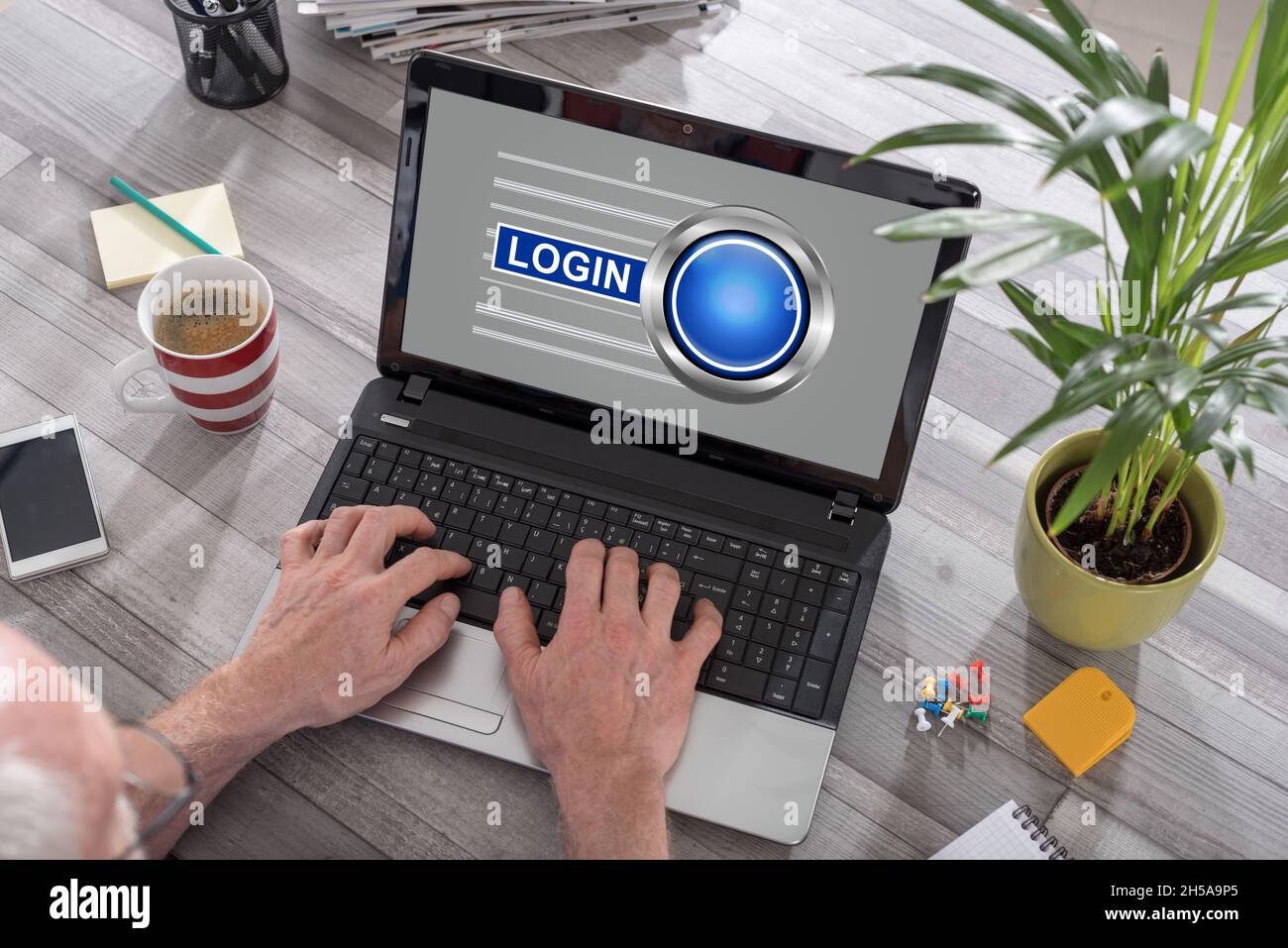 Signin illustration hi-res stock photography and images - Alamy