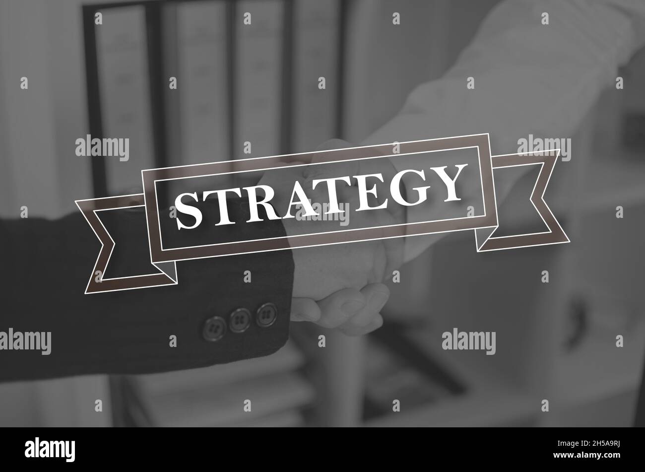 Strategy concept illustrated by a picture on background Stock Photo - Alamy