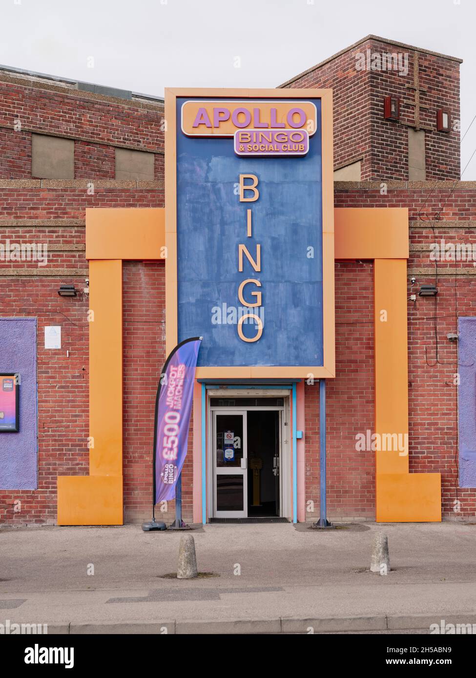 The brightly decorated Apollo Social Club Bingo Hall in Durham County ...