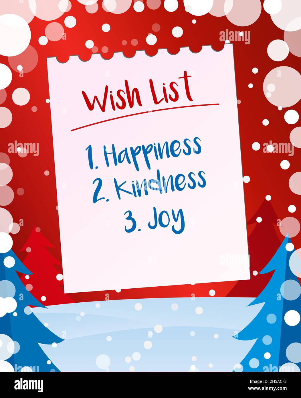 Xmas shopping list Stock Vector Images - Alamy