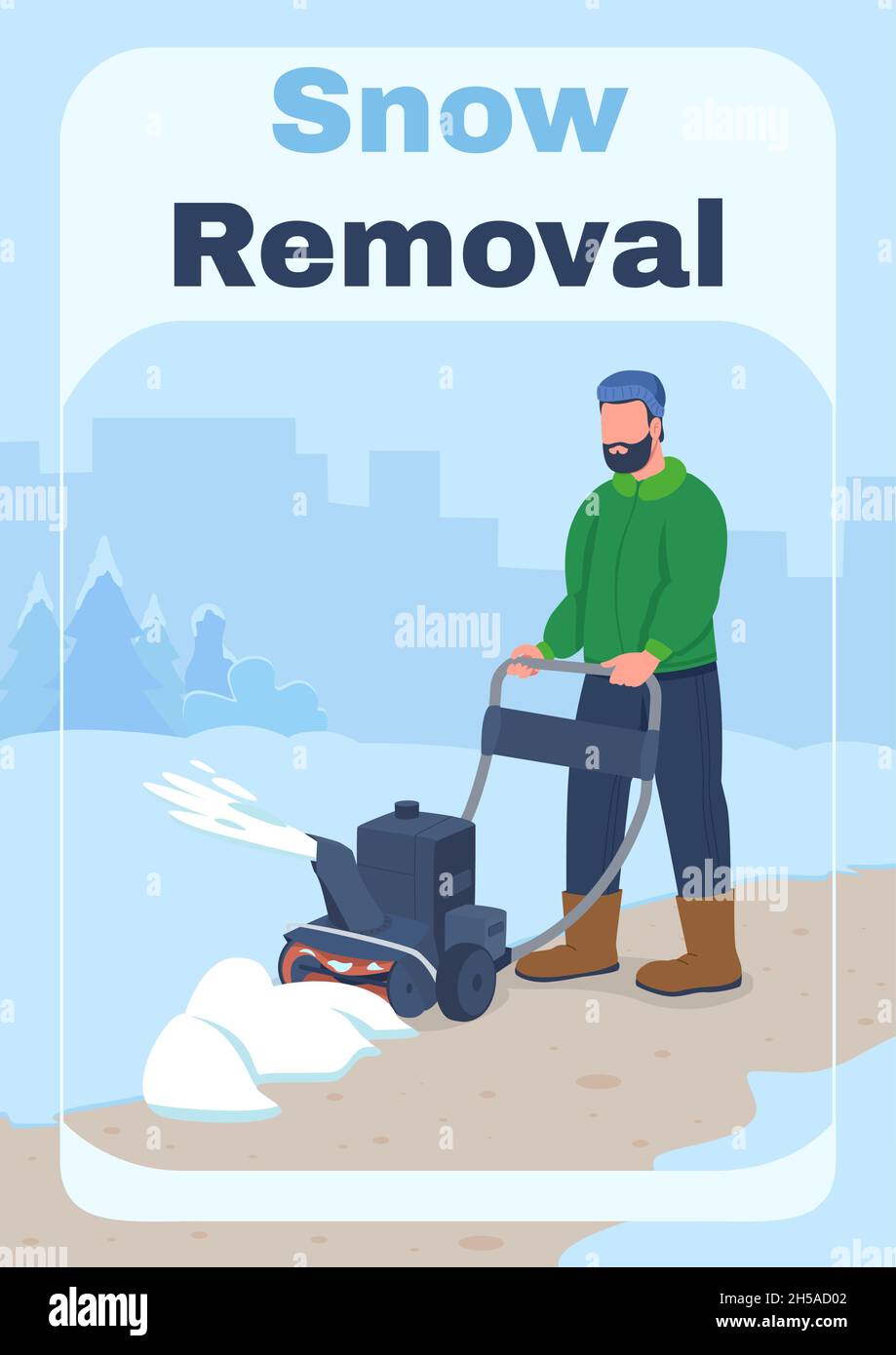 Snow removal equipment Stock Vector Images - Alamy