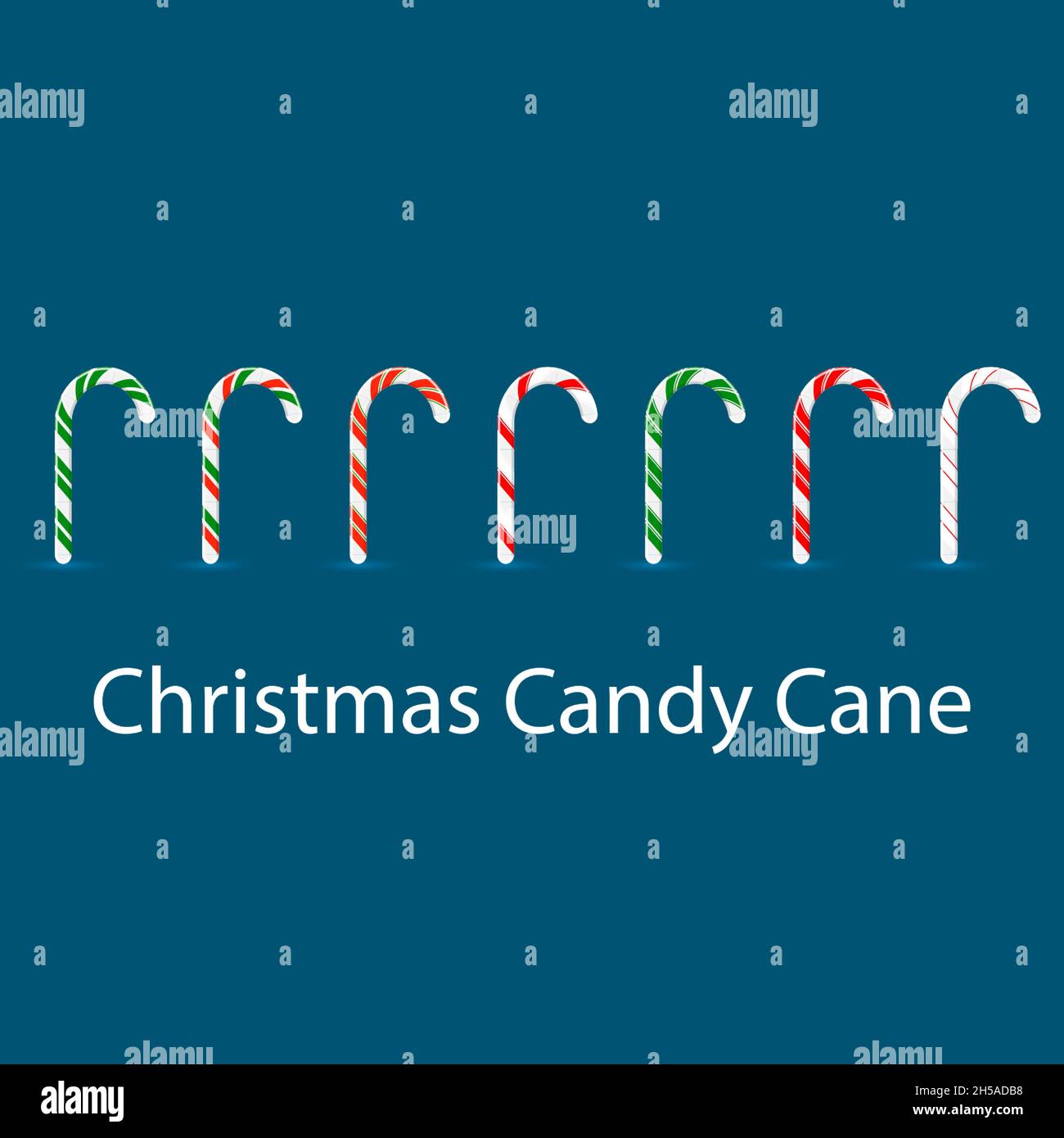 Christmas Candy Cane With Text for pattern wallpaper background vector ...