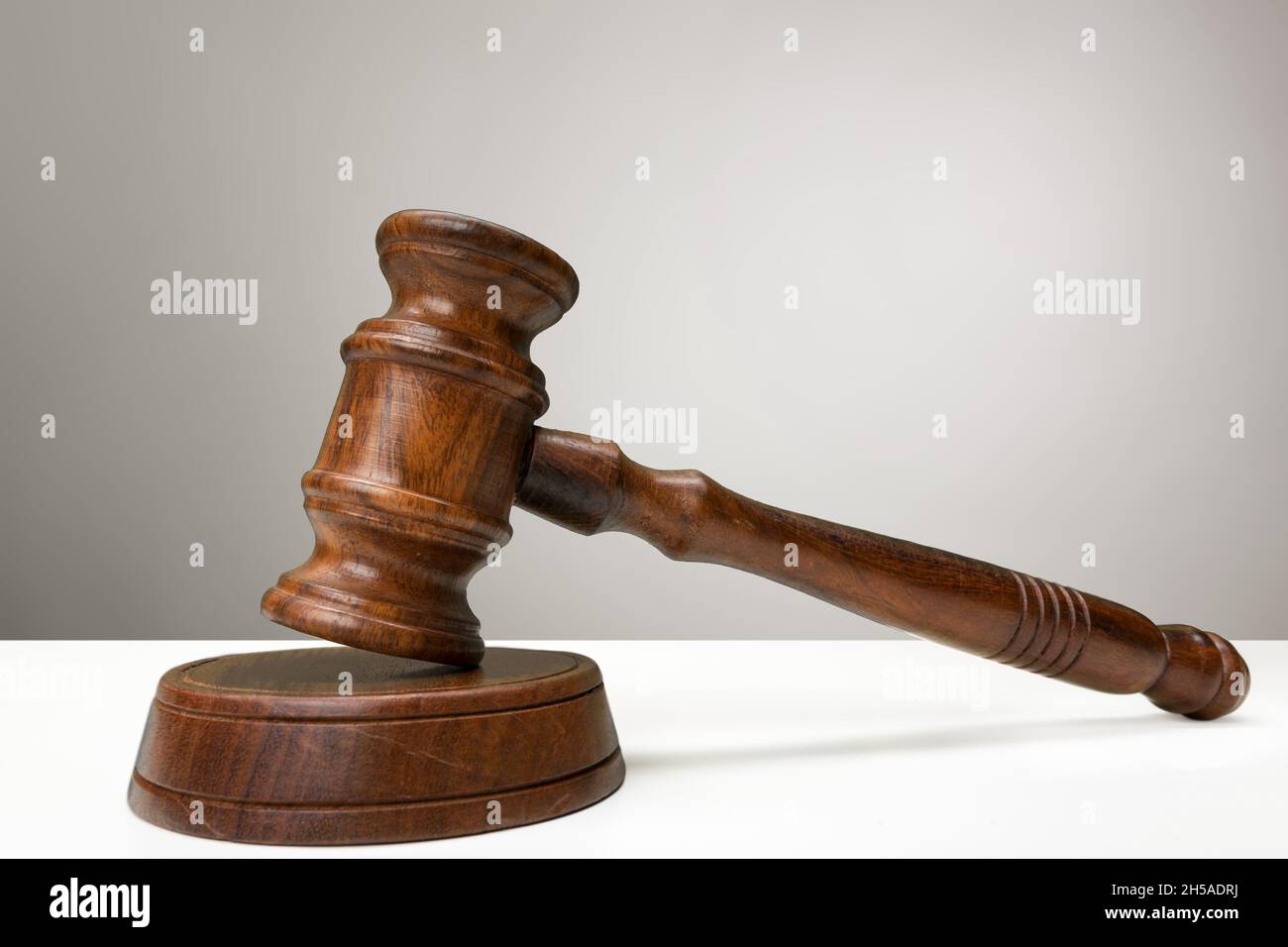 Judge's gavel on light background, front view. Law concept Stock Photo ...