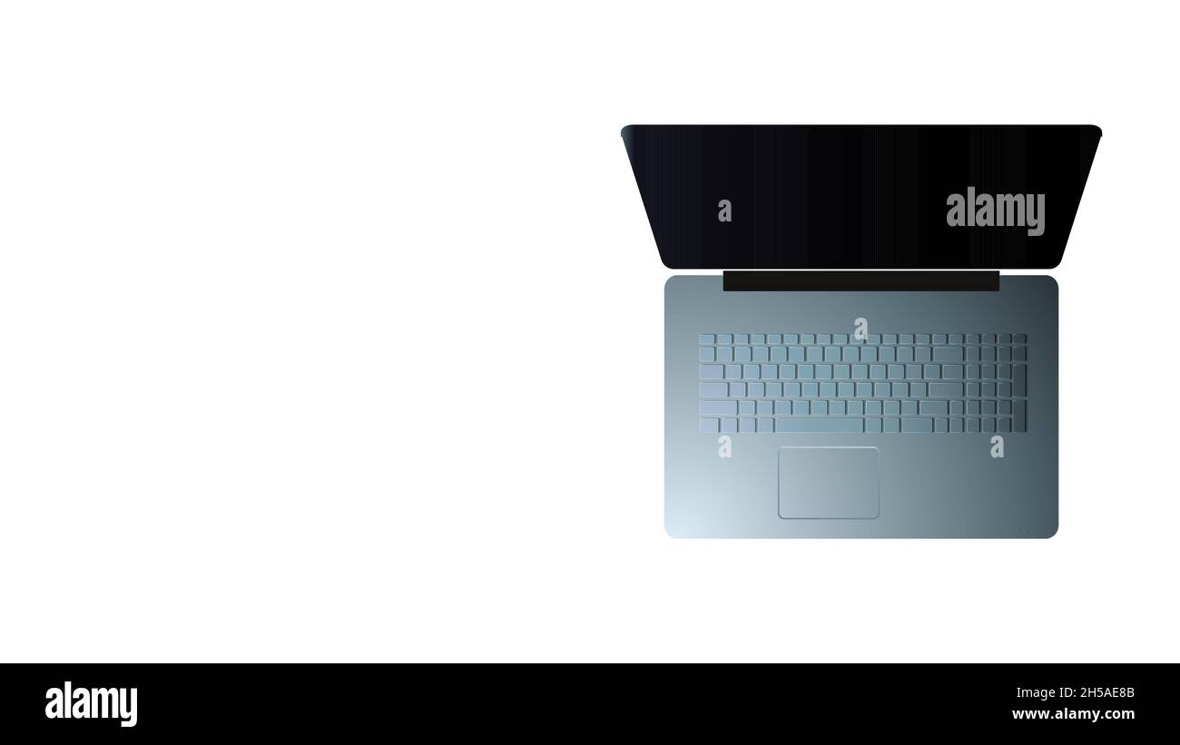 Flat isometric laptop vector. Computer technology isometric screen ...