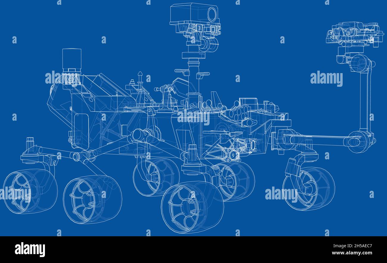 Mars rover spirit Stock Vector Images - Alamy