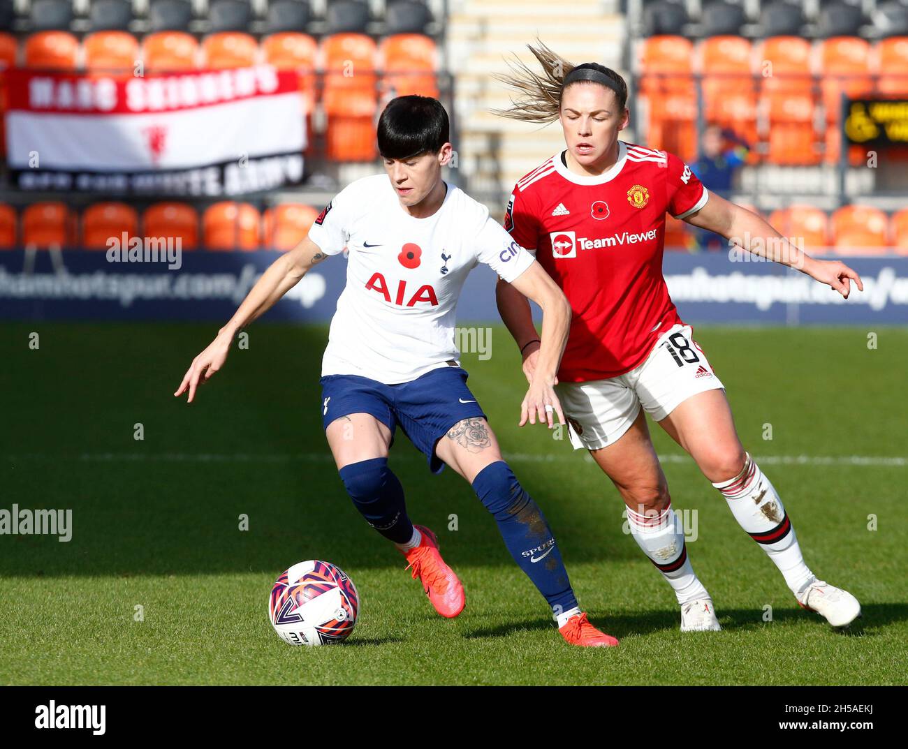 BARNET, ENGLAND - NOVEMBER 07: L-R Ashleigh Neville of Tottenham ...
