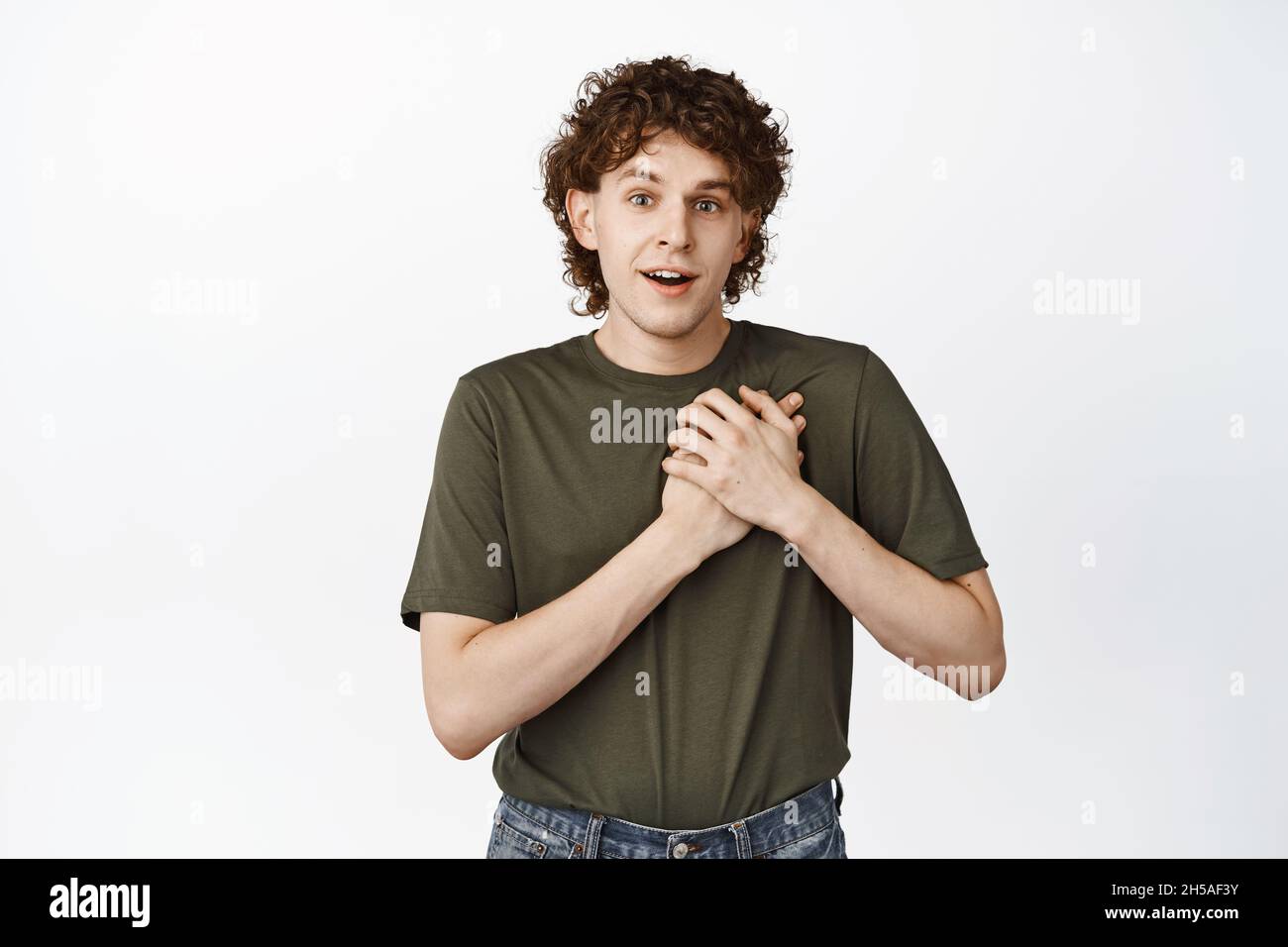 Fascinated men hi-res stock photography and images - Alamy