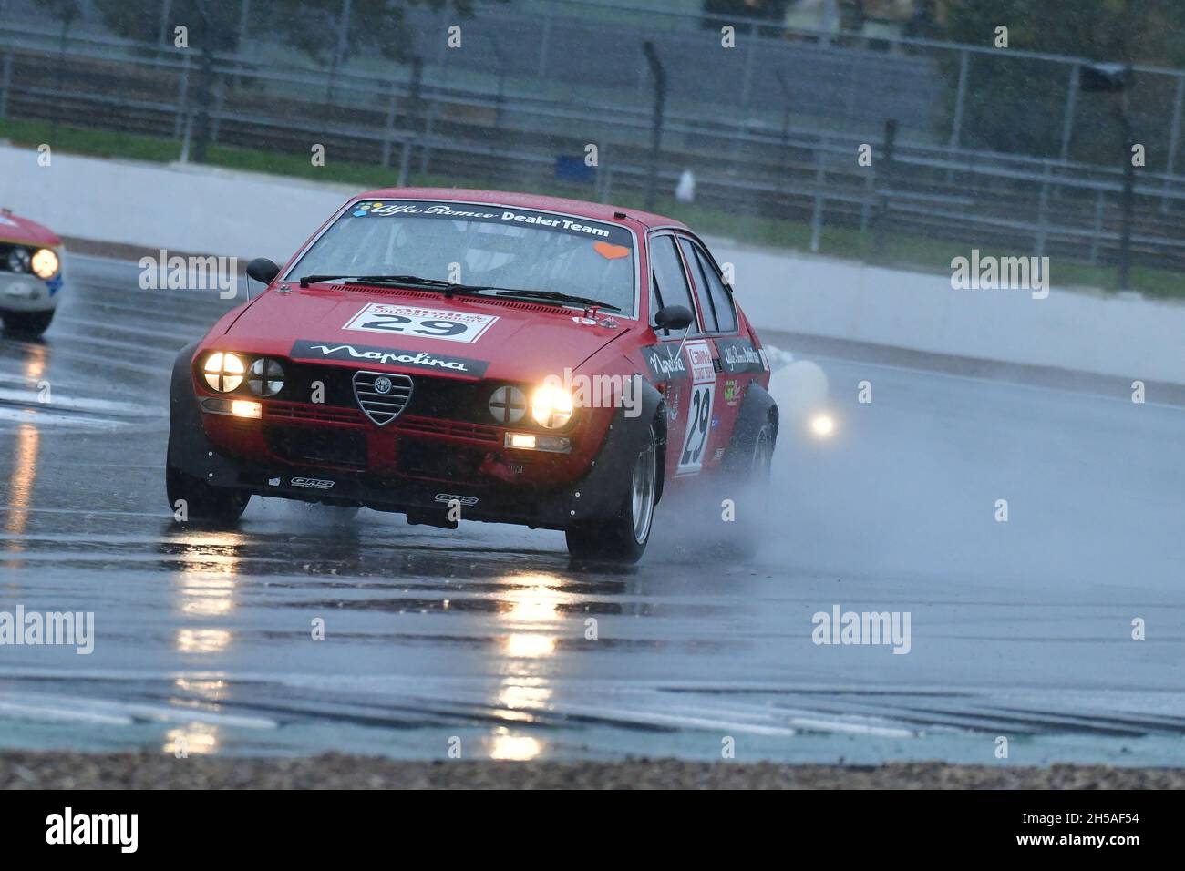 Chris Snowdon, Alfa Romeo Alfetta GTV2000, HRDC Dunlop Allstars and ...