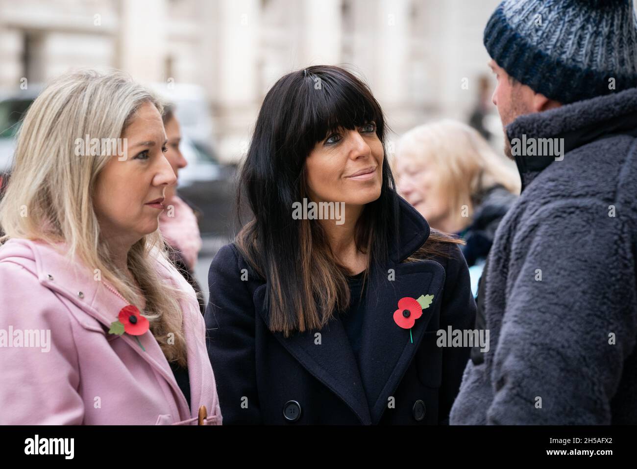 Victoria Coren Mitchell and Claudia Winkleman arrive to meet Richard ...