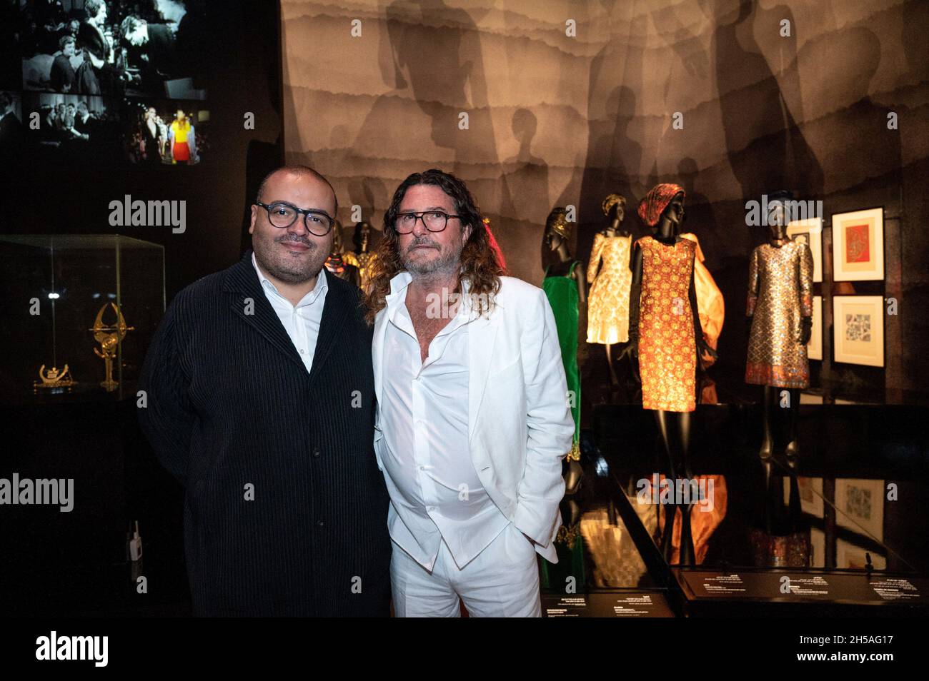 L-R : French entrepreneur Omar Cherif Machichi and French CEO of ...