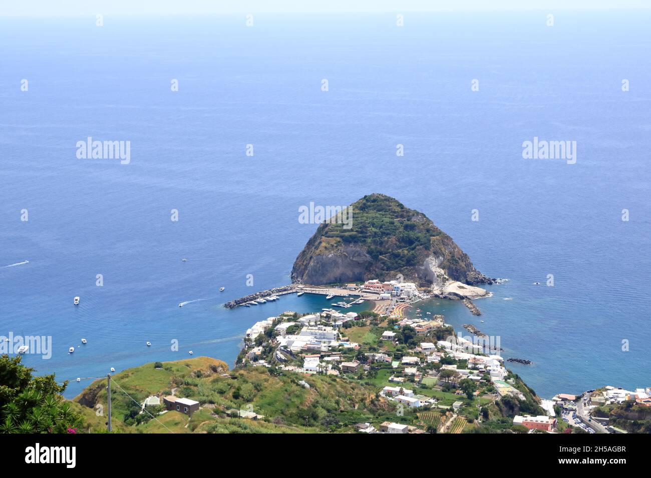 A view of Sant Angelo on Ischia island in Italy Stock Photo - Alamy