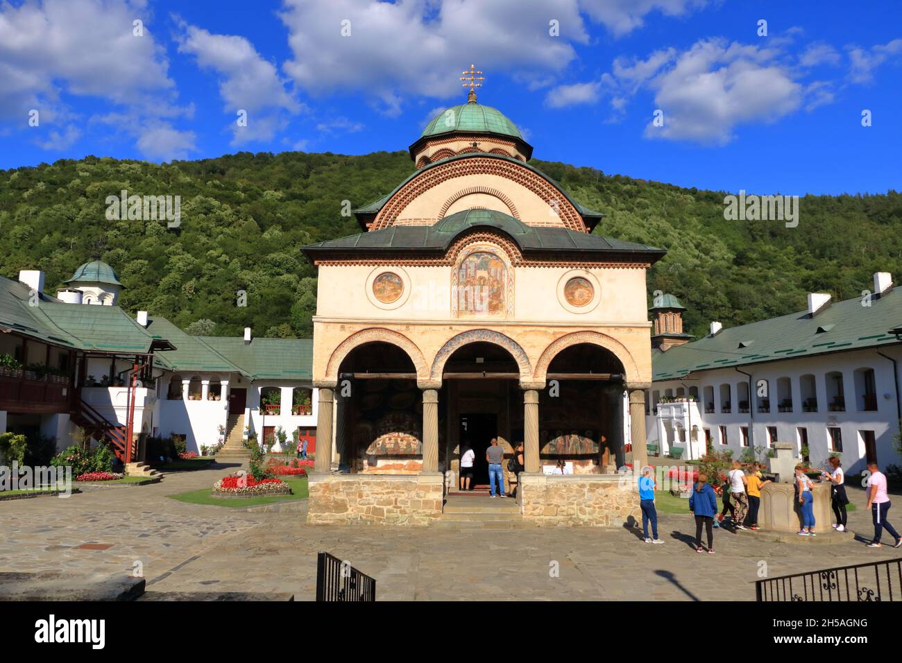 September 4 2021 - Cozia in Romania: The Old Cozia monastery with ...