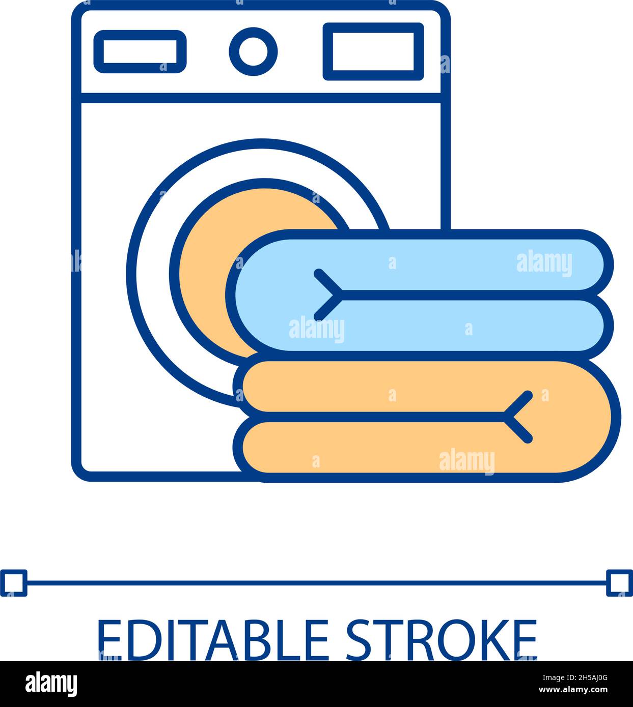 Machine washable material RGB color icon Stock Vector Image & Art - Alamy