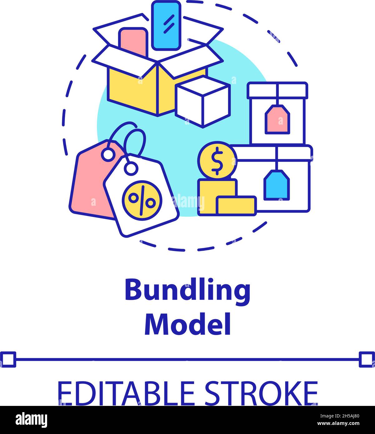 Bundling model concept icon Stock Vector Image & Art - Alamy