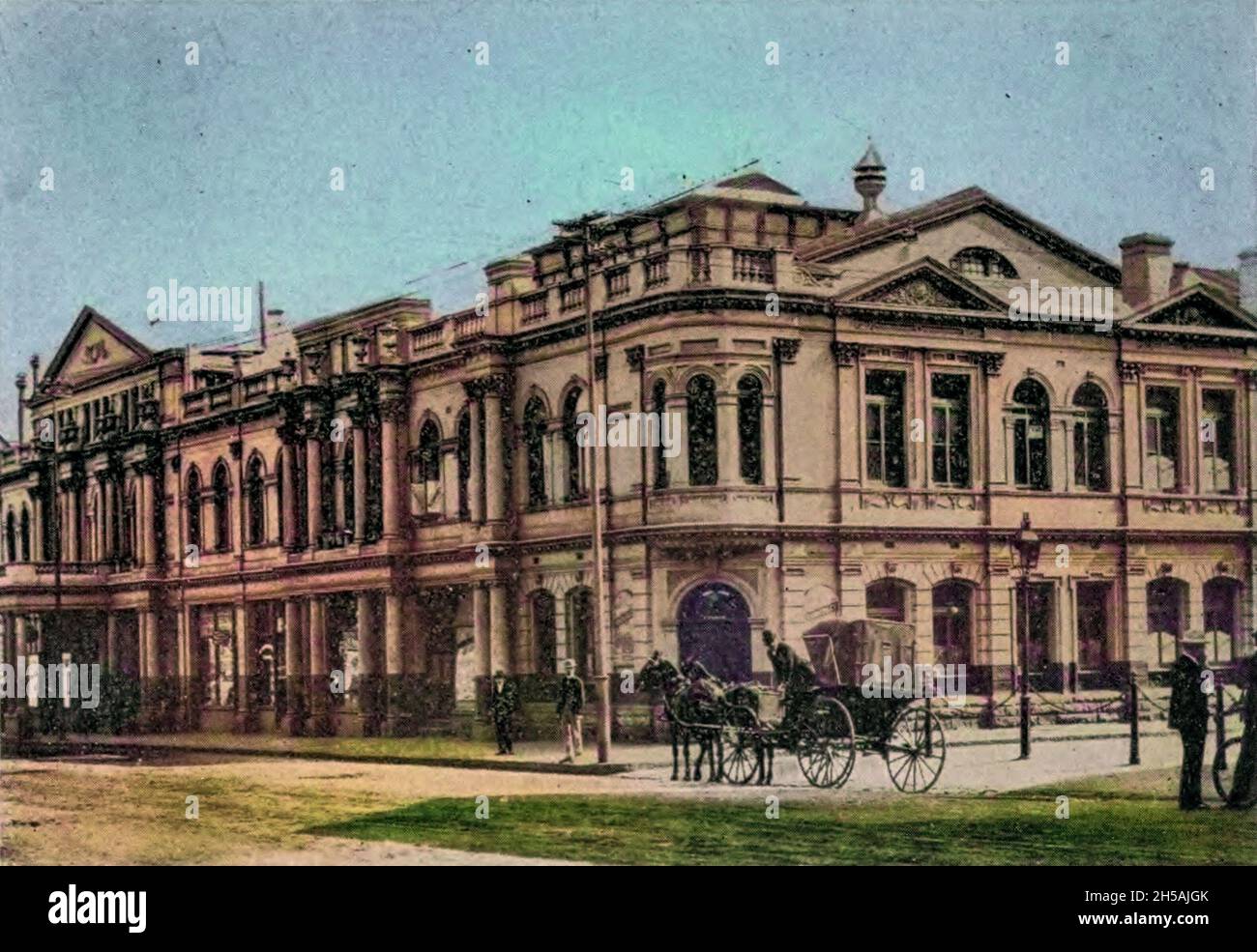 [Machine Colorized] The Stock Exchange, Commissioner Street ...