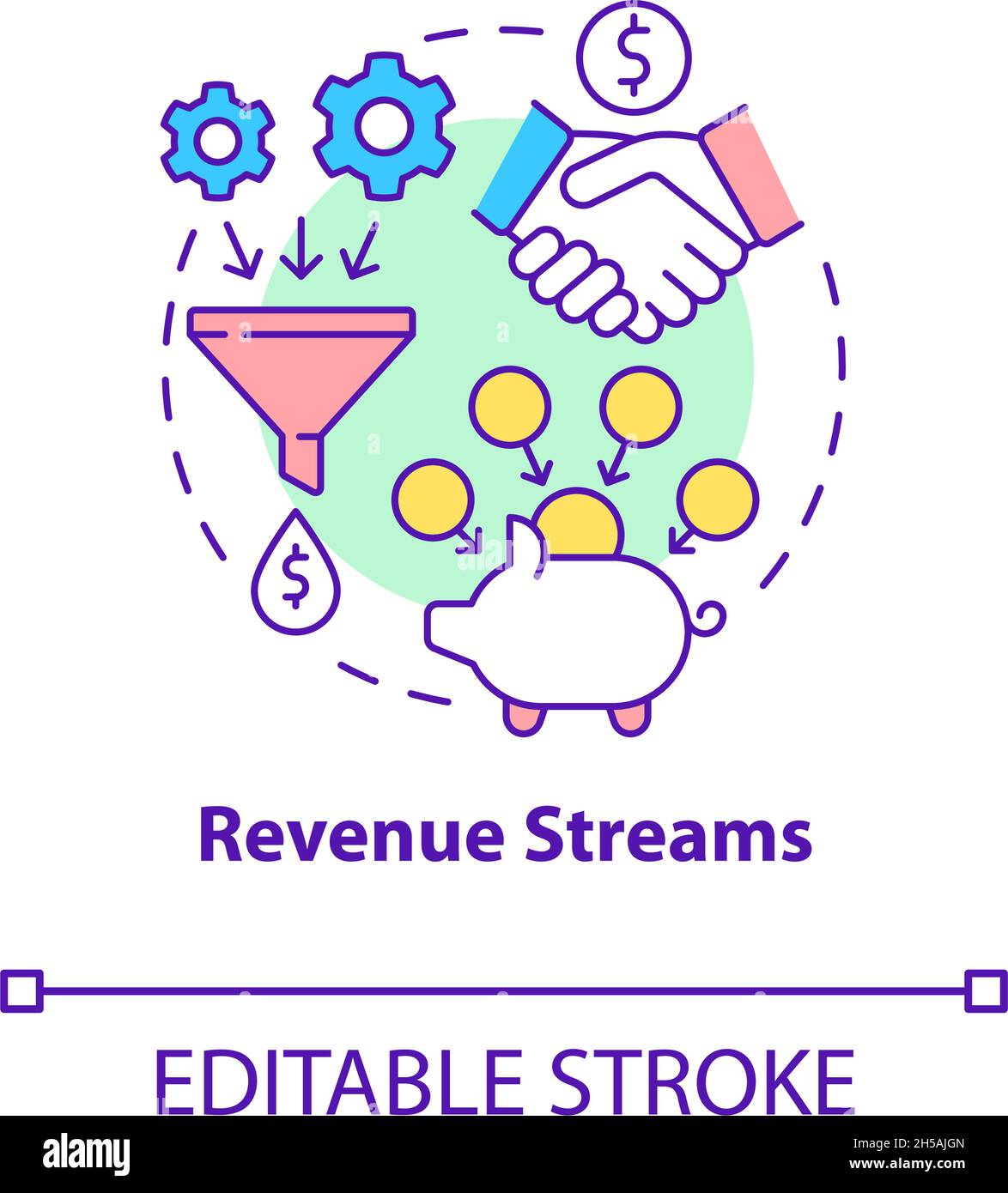 Revenue streams concept icon Stock Vector Image & Art - Alamy Revenue streams concept icon Stock Vector Image & Art - Alamy