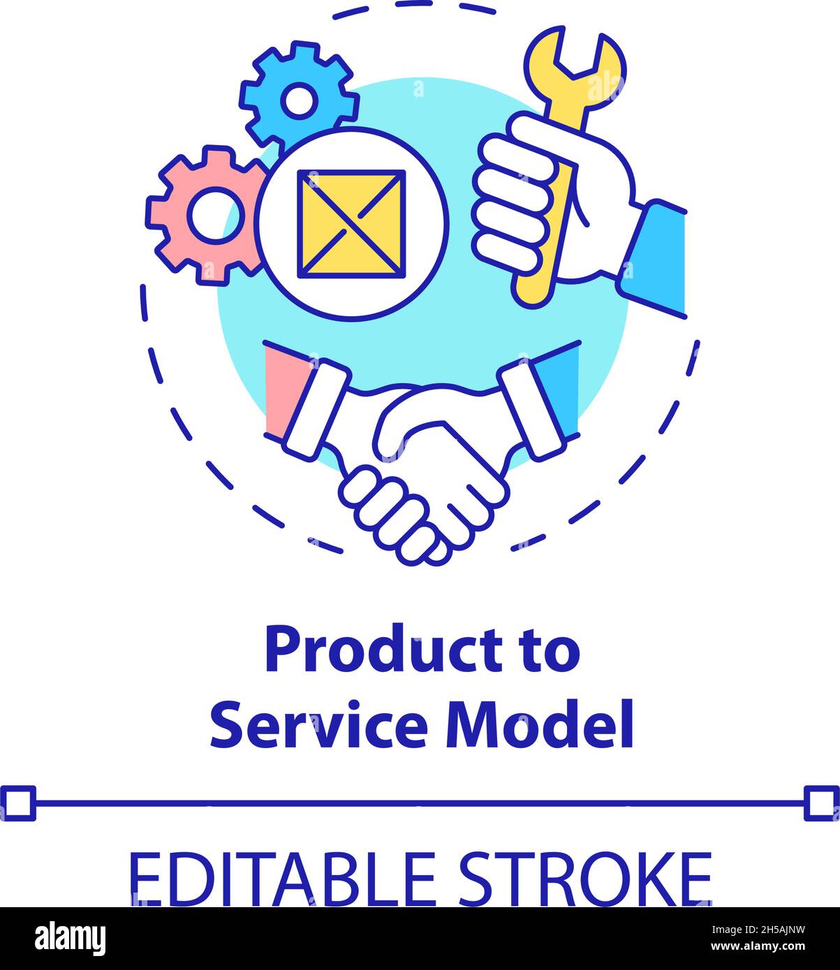 Product to service model concept icon Stock Vector Image & Art - Alamy