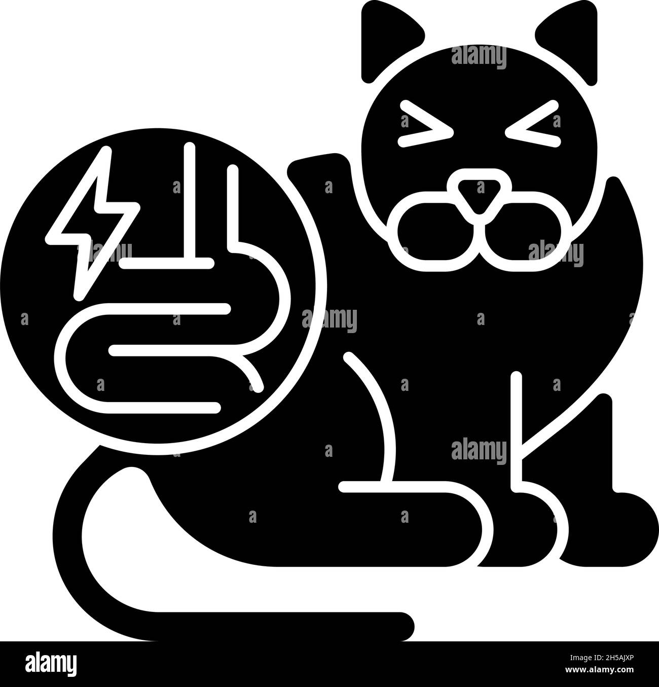 Pet IBD black glyph icon Stock Vector Image & Art - Alamy