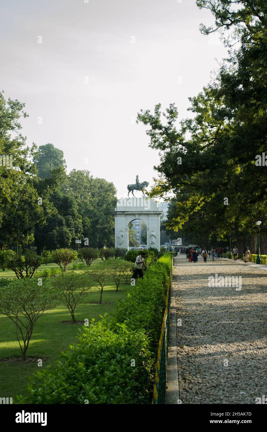 Marble building Victoria Memorial in Kolkata, India Stock Photo - Alamy