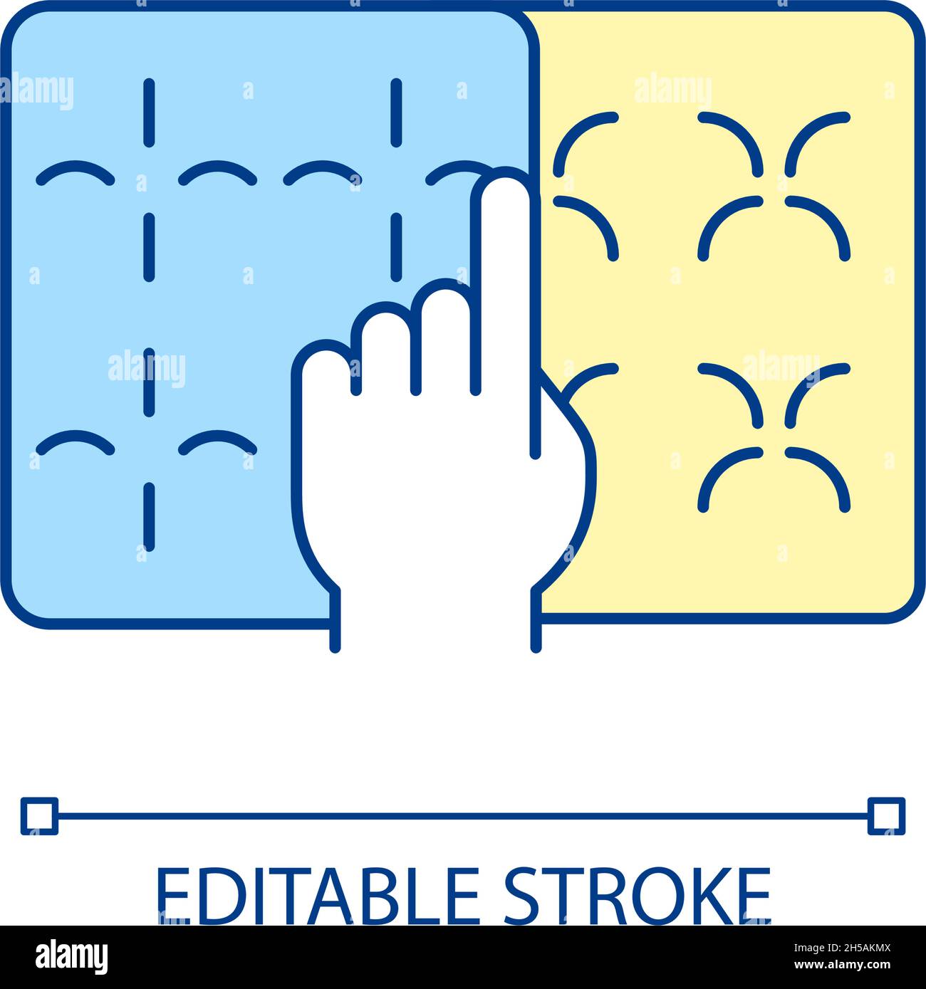 Orthopedic bed mattress color Cut Out Stock Images & Pictures - Alamy