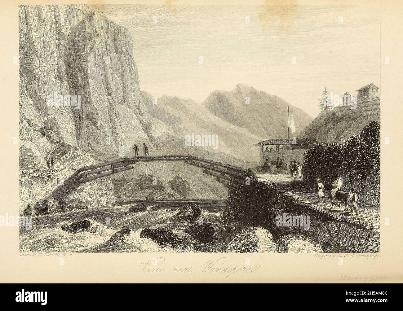 VIEW NEAR WANDEPORE From the book ' The Oriental annual, or, Lives of ...