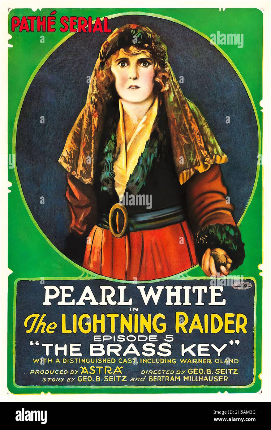 Vintage movie poster for the American film serial The Lightning Raider ...