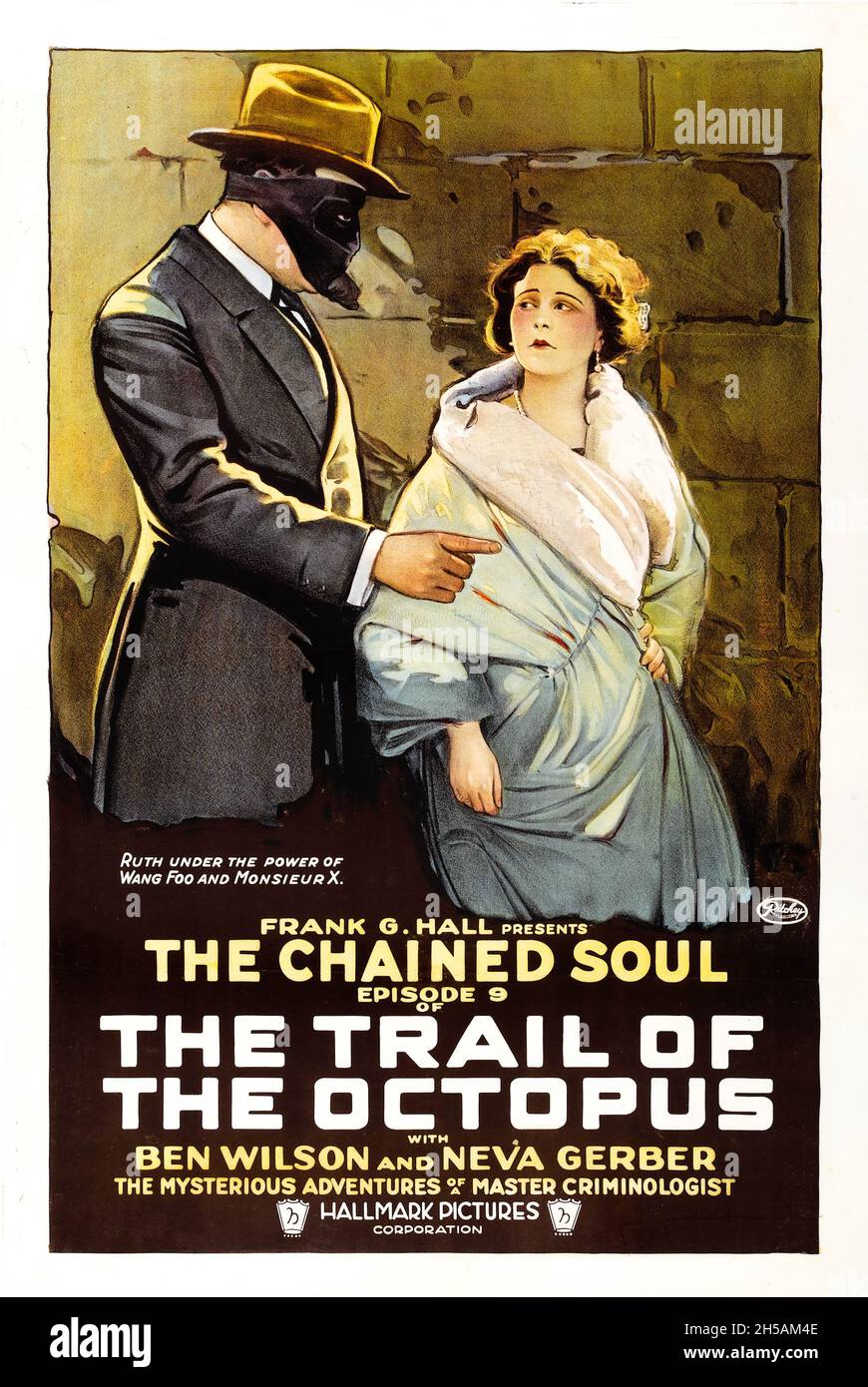 Vintage Movie poster: The Trail of the Octopus (Hallmark Pictures, 1919 ...