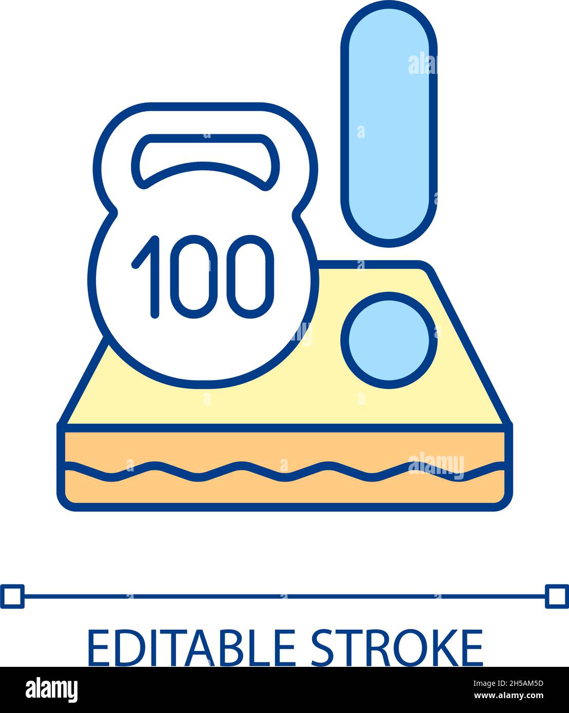 Weight maximum RGB color icon Stock Vector Image & Art - Alamy