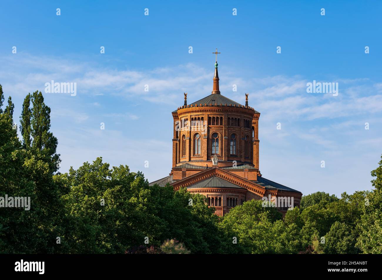 The Church St. Thomas (German: Thomaskirche) in the Kreuzberg district ...