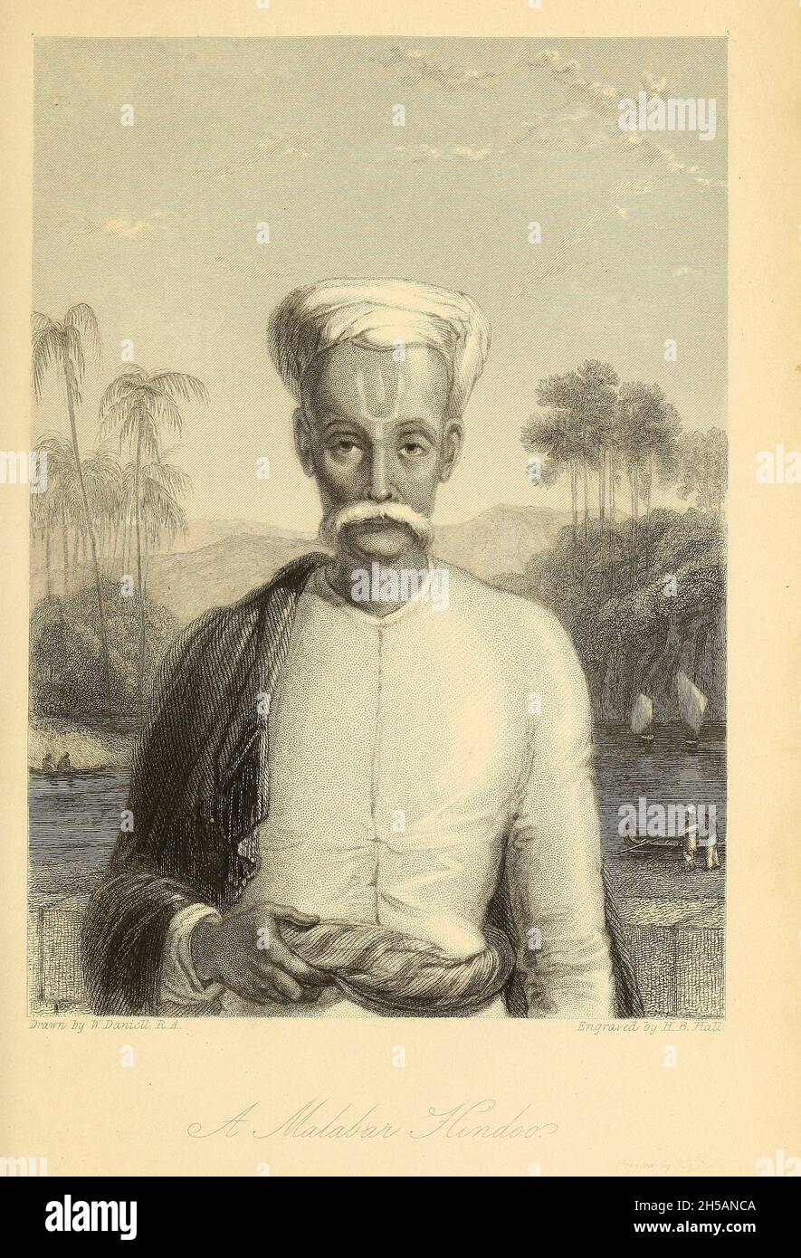 A Malabar Hindoo From the book ' The Oriental annual, or, Scenes in ...